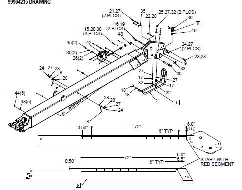 IMT DECAL-BOOM LENGTH INDICATOR - 70396734 – QT Equipment